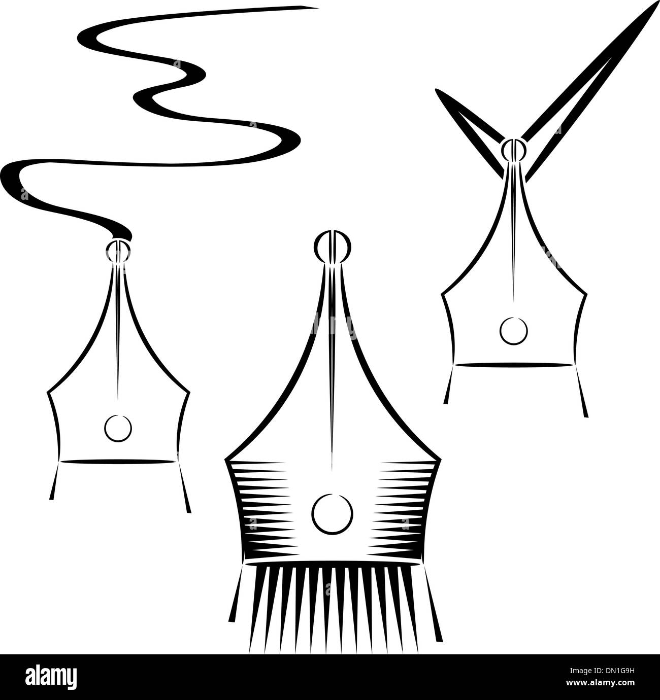 Abstract graphic pen. eps10 Stock Vector Image & Art - Alamy