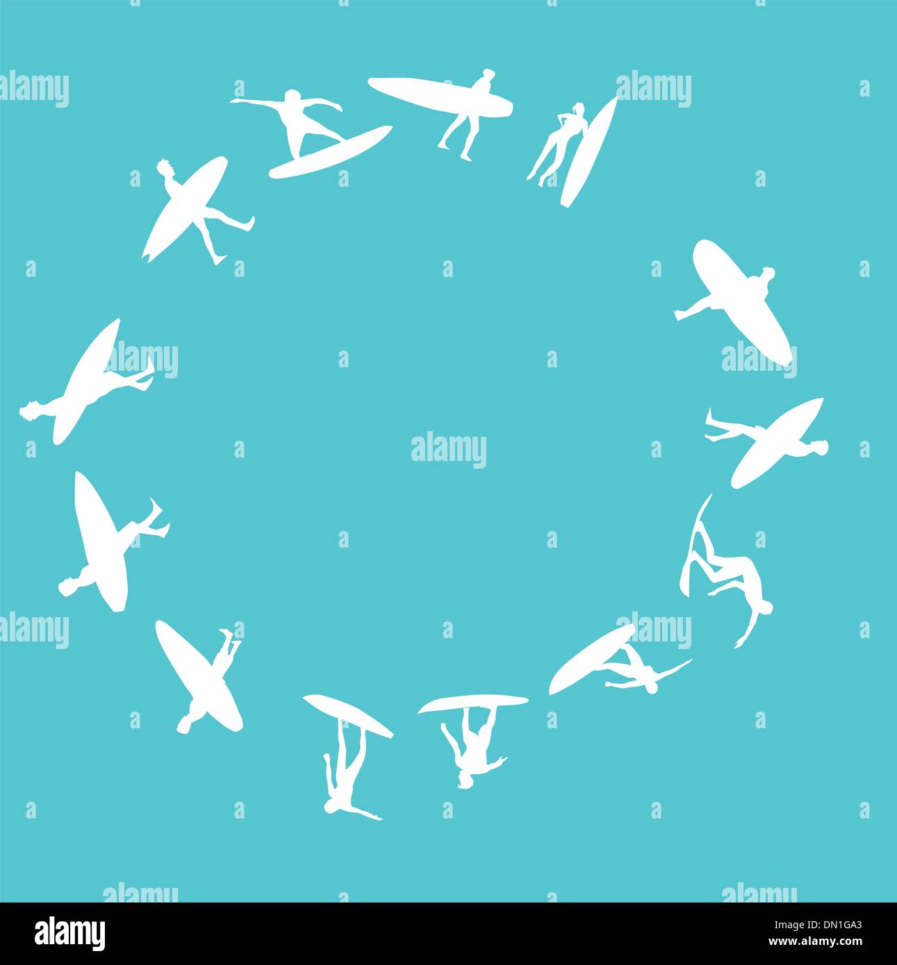 pacific surfer vector graphic design Stock Vector Image & Art - Alamy