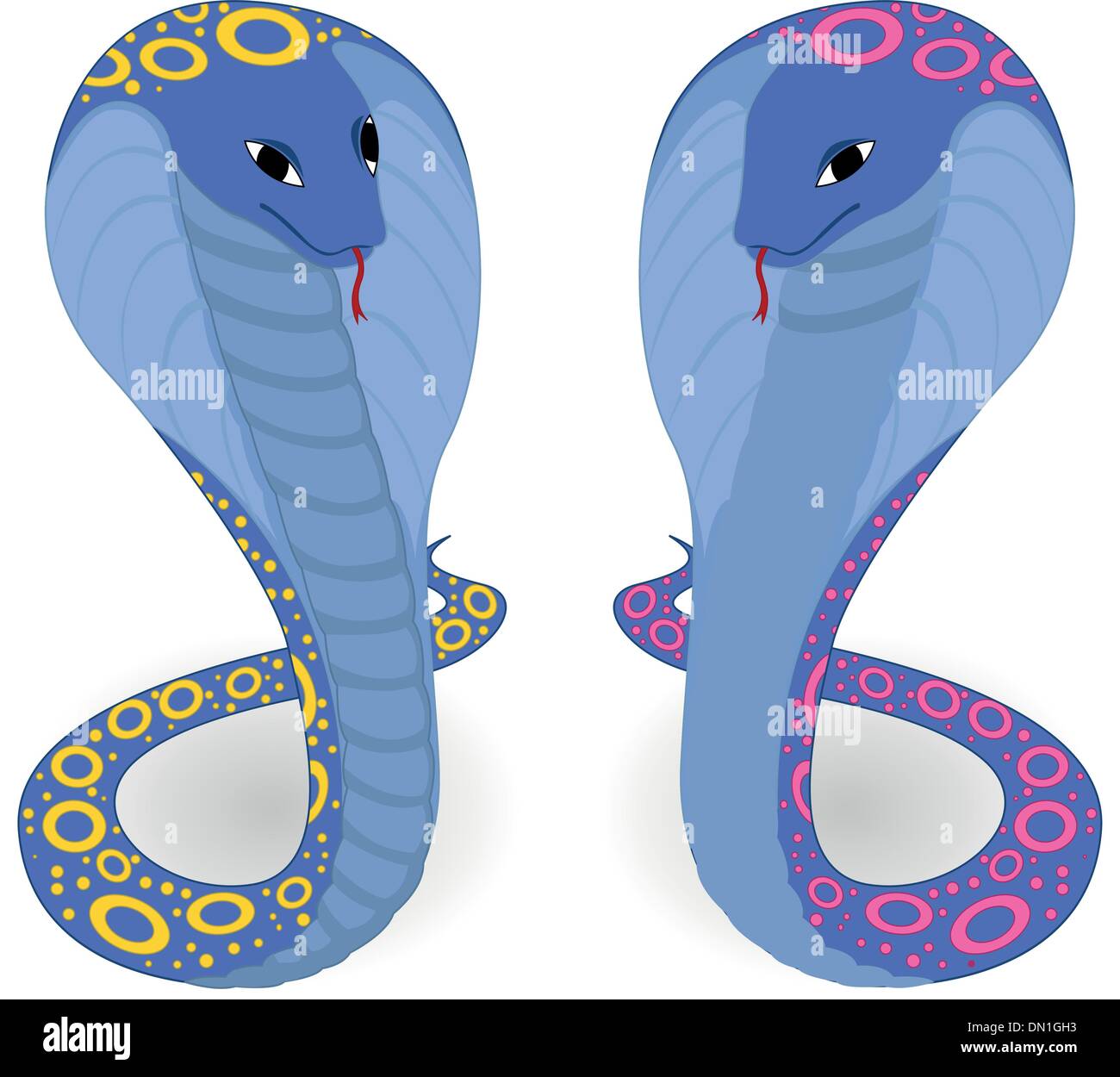 Snake two Stock Vector Images - Alamy