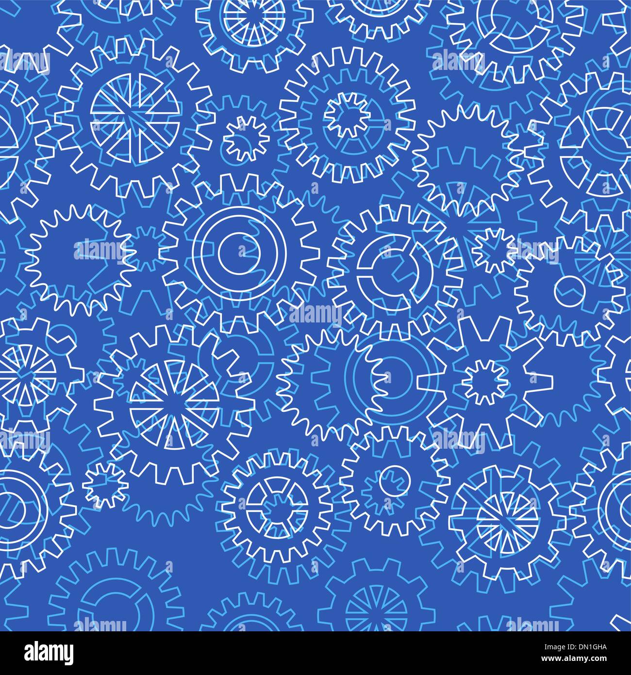 Seamless pattern with gears Stock Vector Image & Art - Alamy