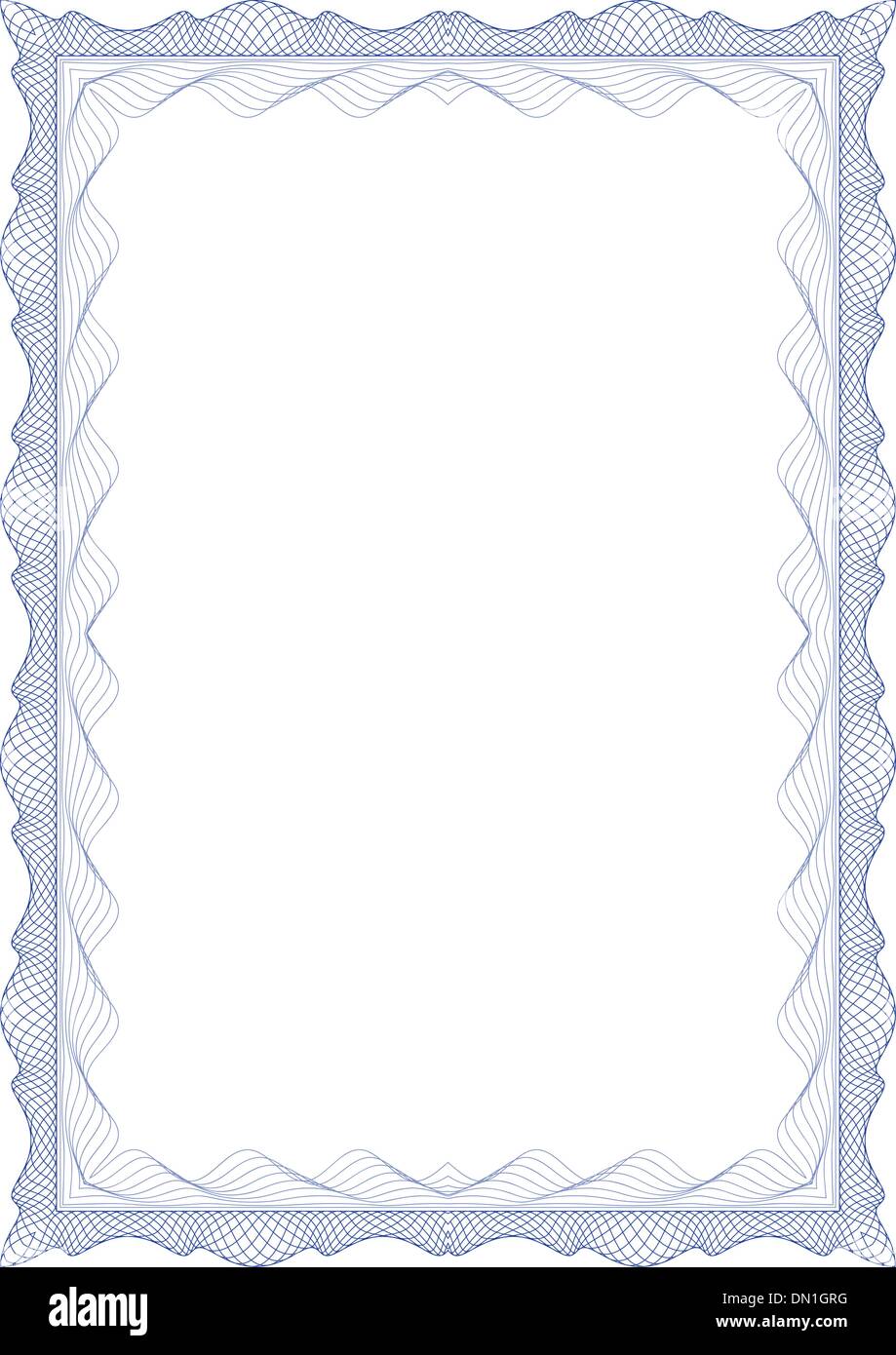 Guilloche frame hi-res stock photography and images - Alamy