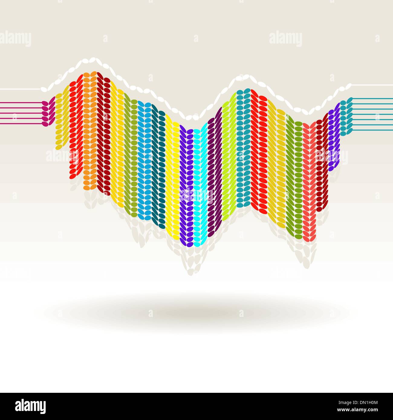 Abstract background yellow blue wavy Stock Vector Images - Alamy