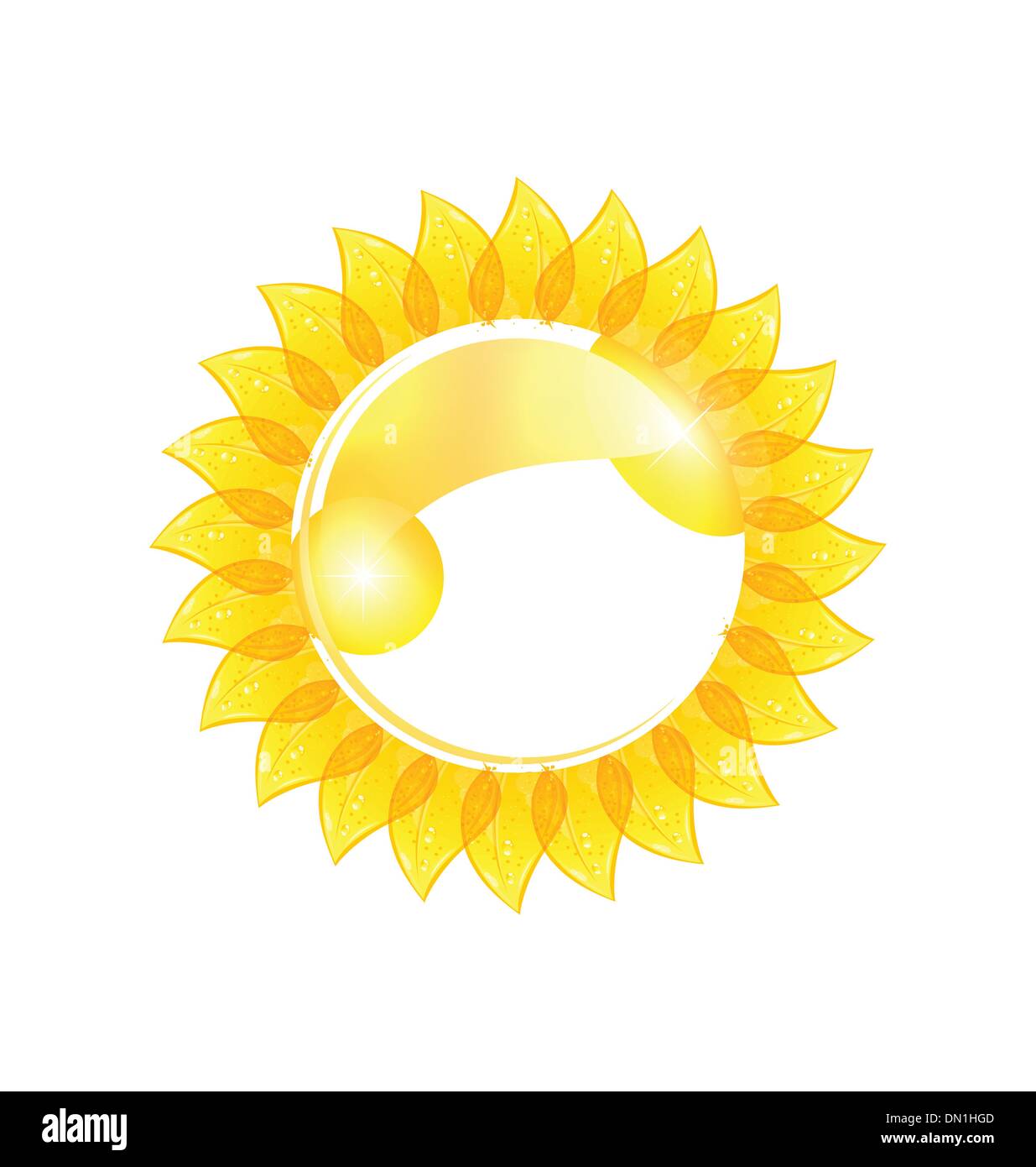 Abstract sun isolated on white background Stock Vector Image & Art - Alamy