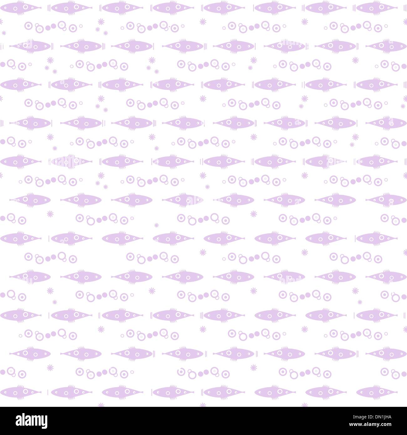 Seamless fish and floral pattern Stock Vector Image & Art - Alamy