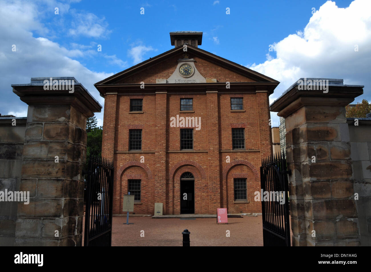 Sydney City Hyde Park Barracks Museum is a brick building and compound ...