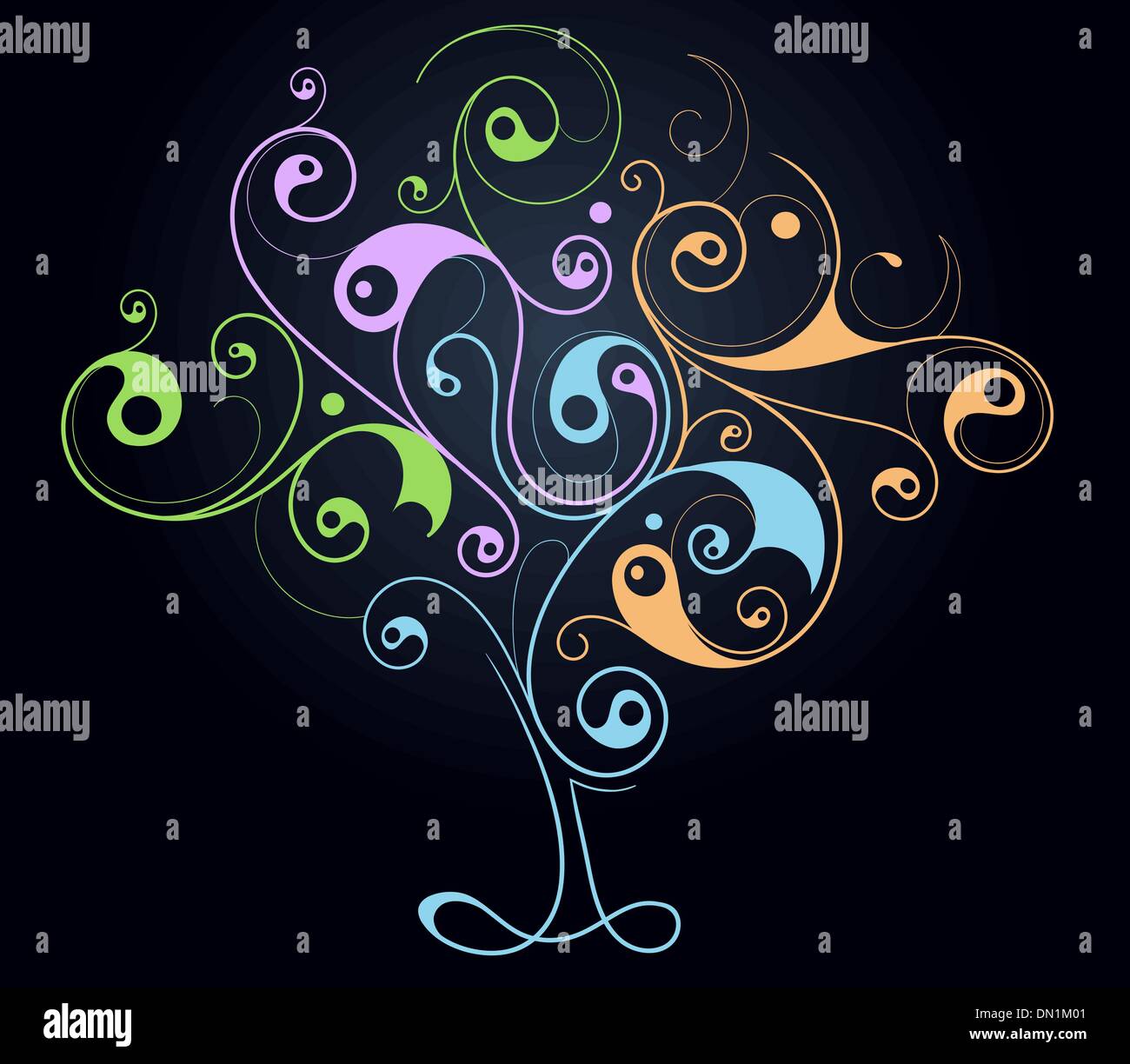 Tree circles Stock Vector Images - Alamy
