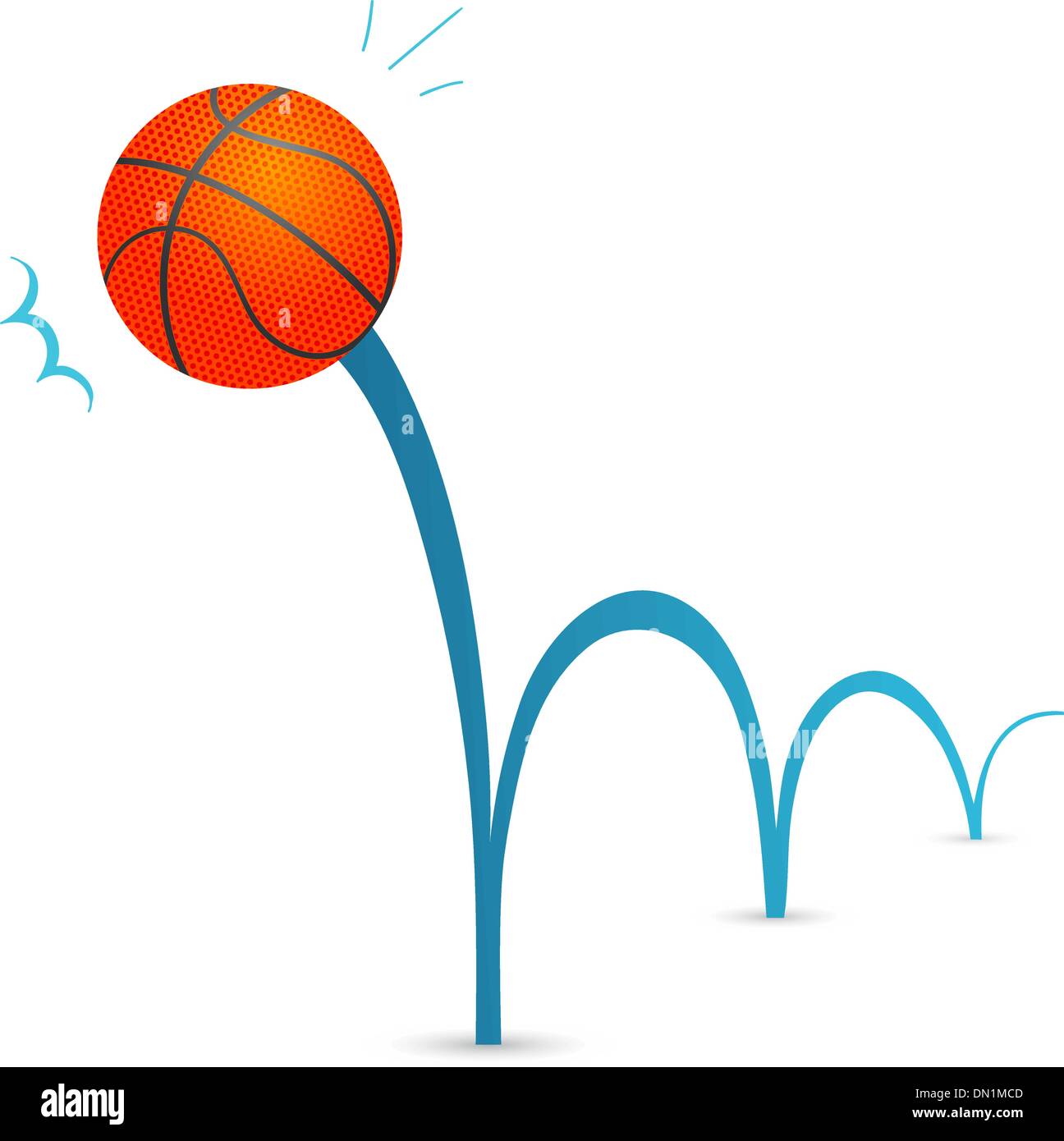 Ball bouncing Stock Vector Images - Alamy