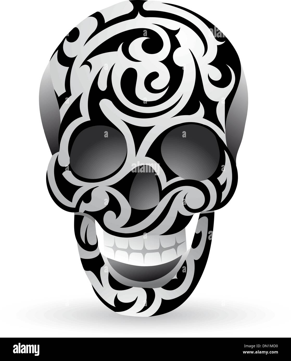 Tribal skull hi-res stock photography and images - Alamy