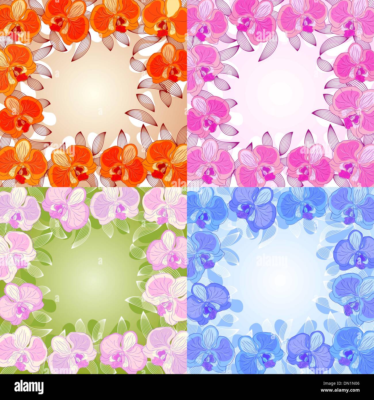 Frame orchid hi-res stock photography and images - Alamy