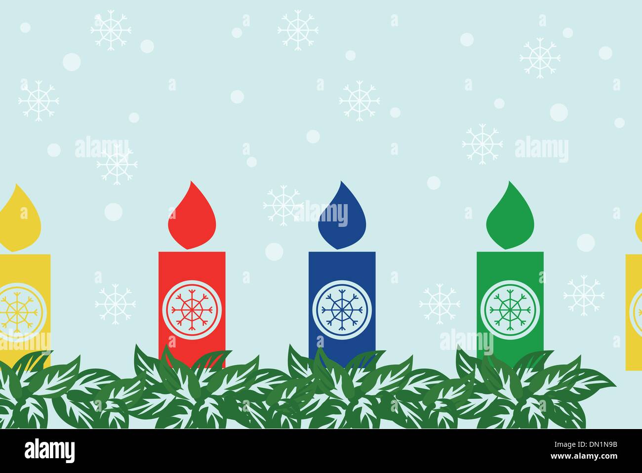 Candle border hi-res stock photography and images - Alamy