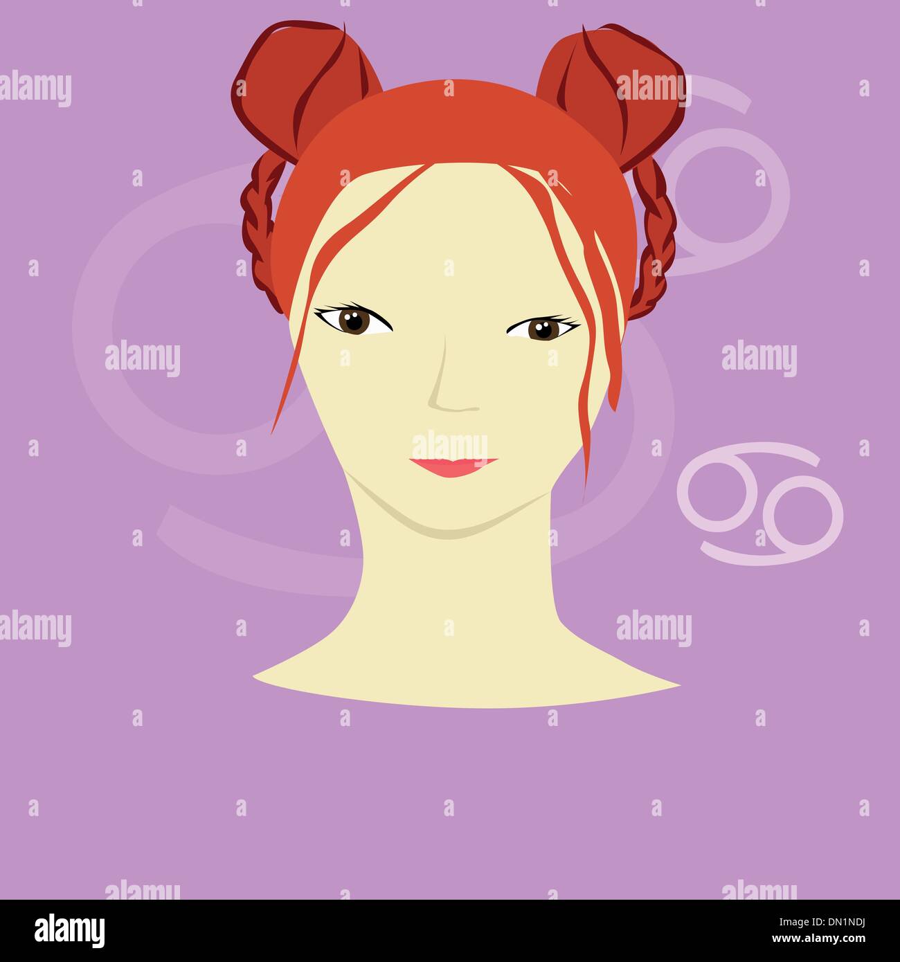 Cancer zodiac sign Stock Vector Images - Alamy