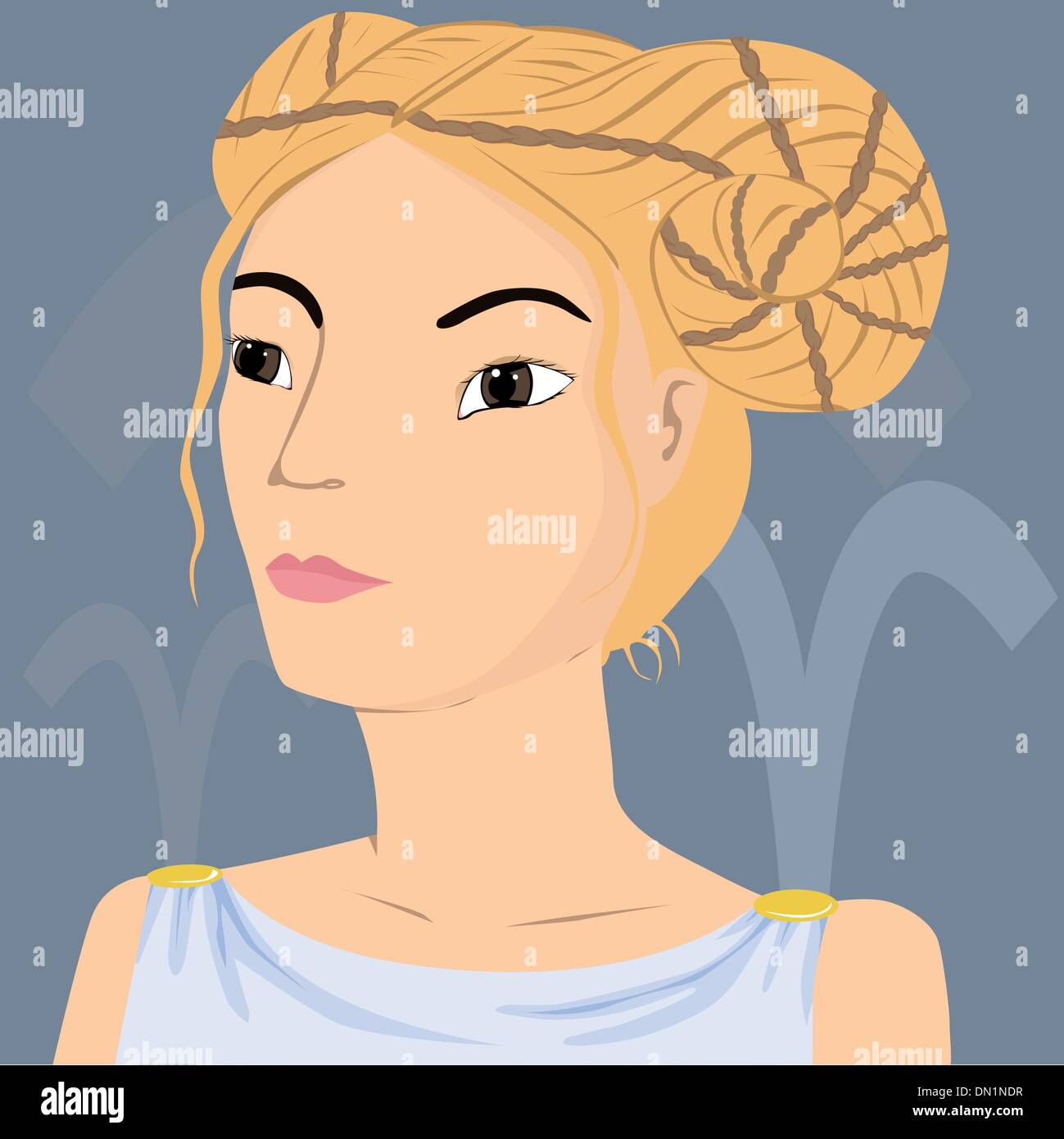 Aries horn Stock Vector Images - Alamy