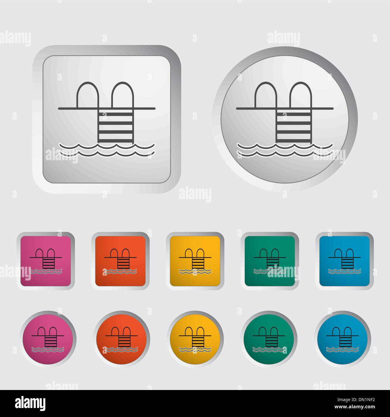 Pool icon. 2 Stock Vector Image & Art - Alamy