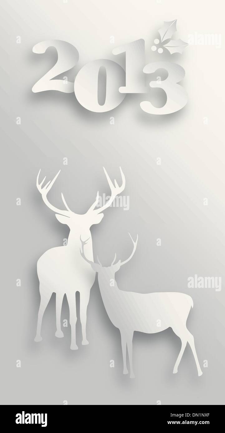 «merry christmas happy new Stock Vector Images - Alamy