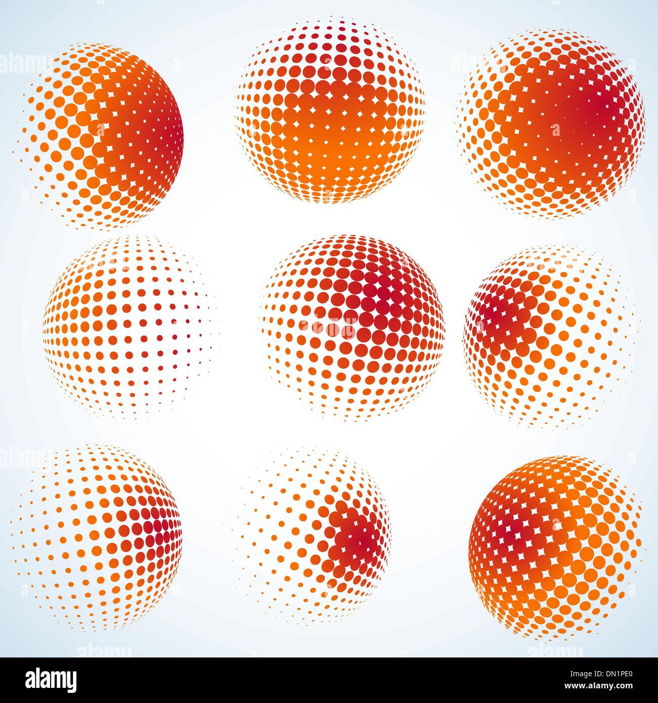 Abstract halftone circle design. EPS 8 Stock Vector Image & Art - Alamy