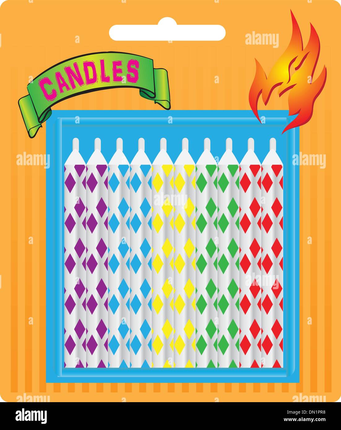 Set of candles Stock Vector Image & Art - Alamy