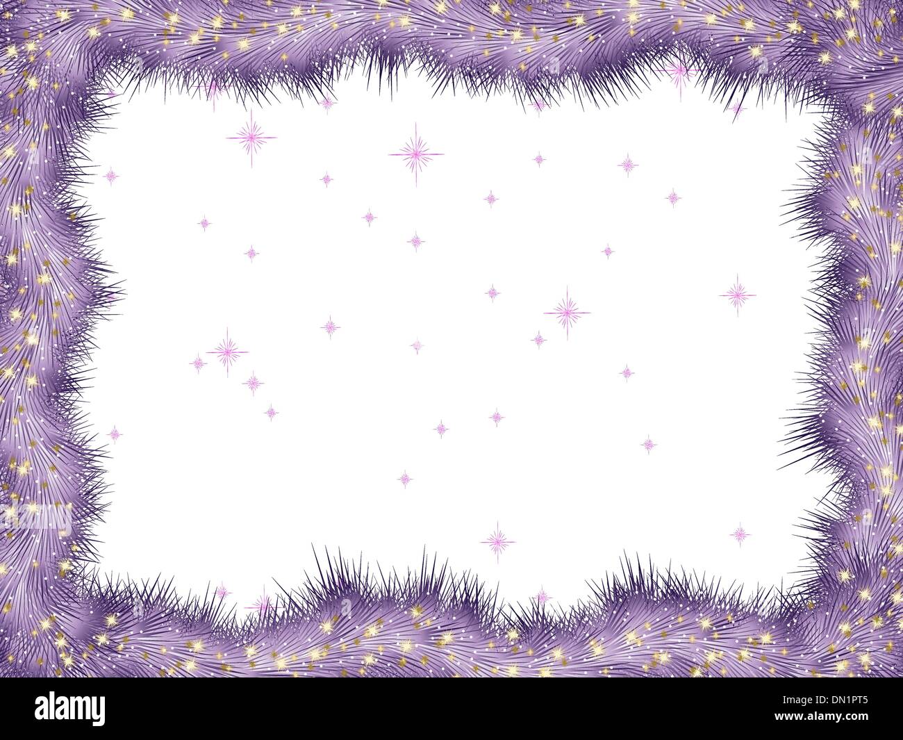 Christmas fir tree with blue bokeh. EPS 8 Stock Vector Image & Art - Alamy