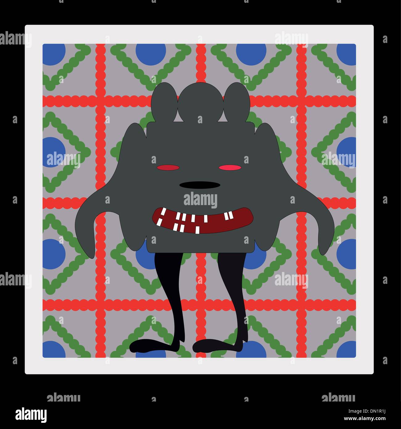 Yellow evil eye Stock Vector Images - Alamy