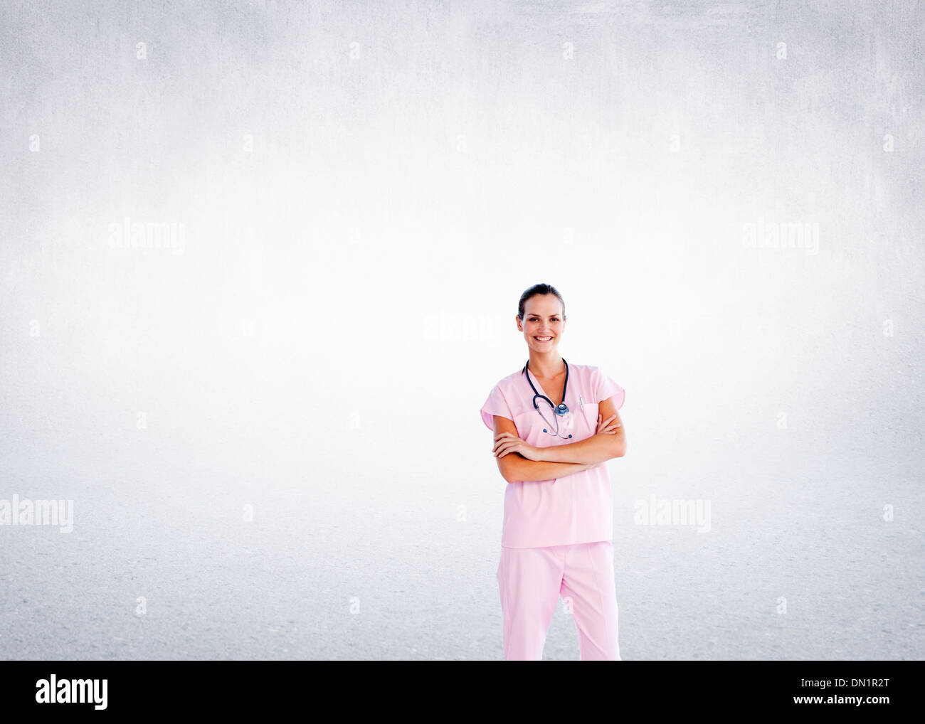 Nurse in pink hi-res stock photography and images - Alamy