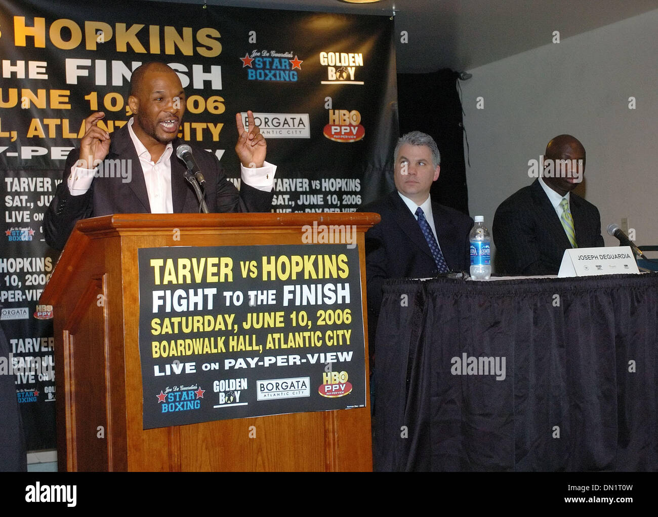 Mar 23, 2006; Los Angeles, CA, USA; BERNARD "The executioner" HOPKINS ...