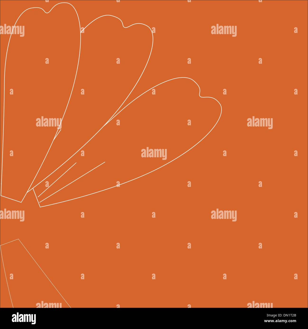 Orange flower Stock Vector Images - Alamy