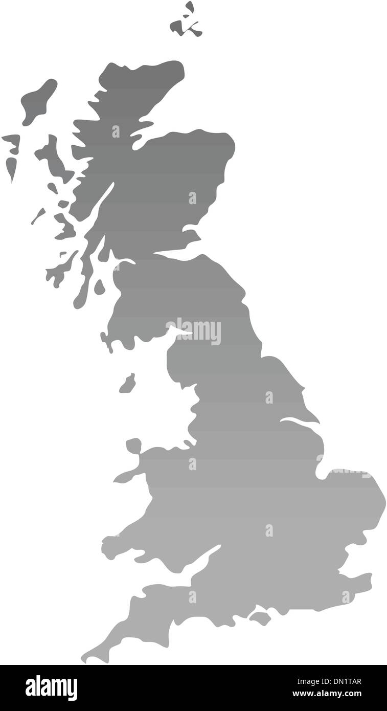 Map of great britain atlas hi-res stock photography and images - Alamy