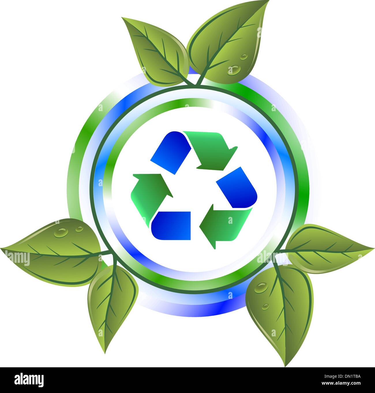 Computer recycle icon Stock Vector Images - Alamy