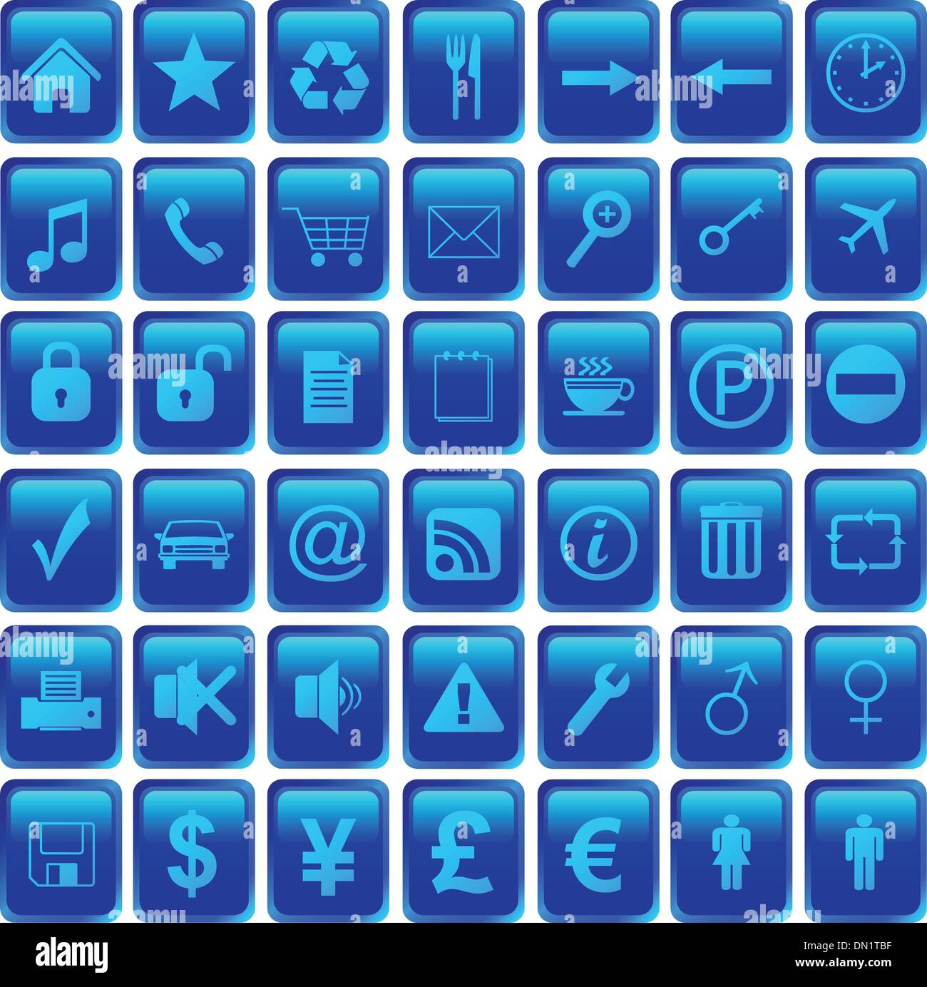 Set zoom icons hi-res stock photography and images - Alamy