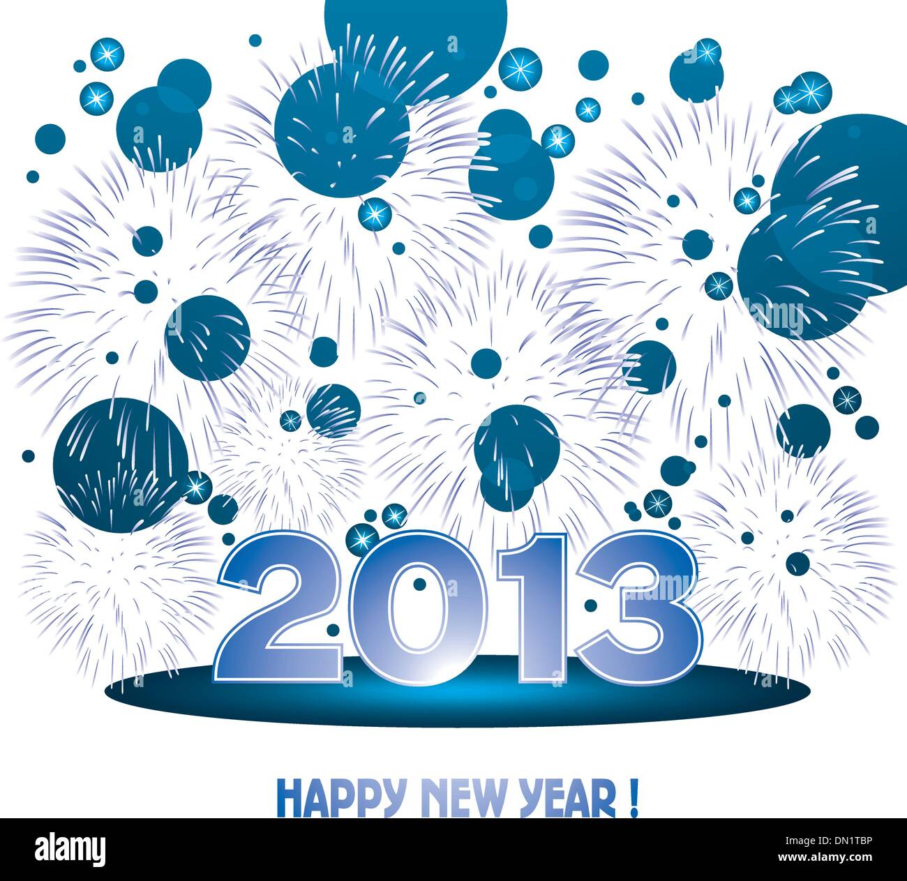 Fireworks background new year Stock Vector Images - Alamy