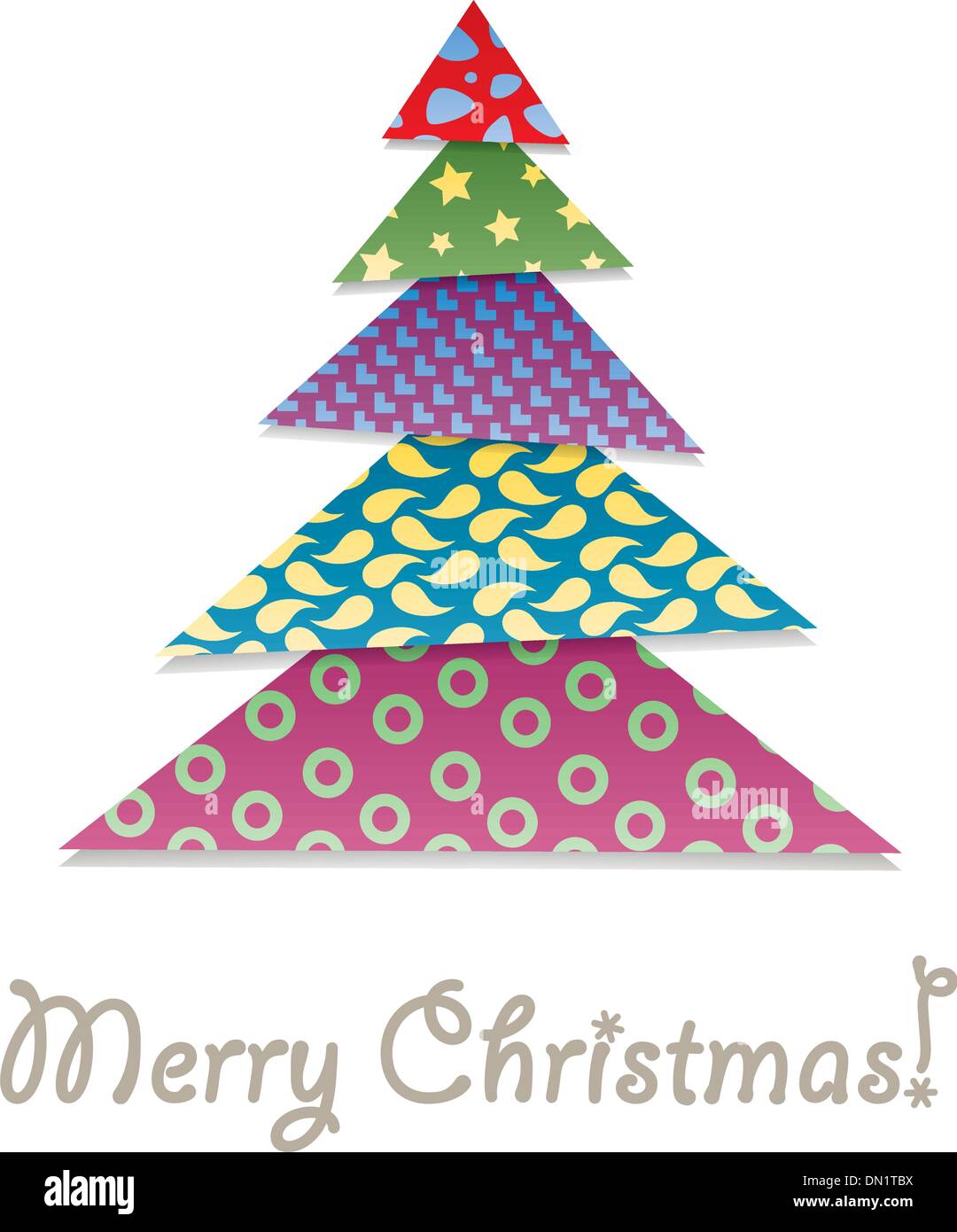 Triangle christmas tree hi-res stock photography and images - Alamy