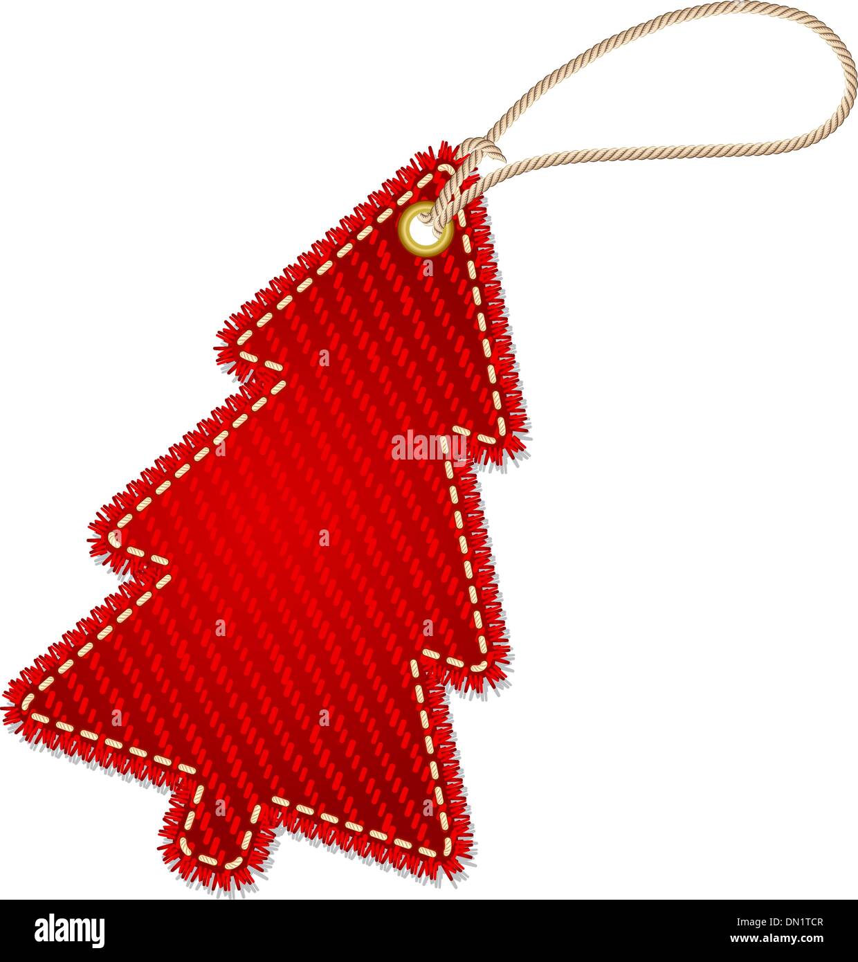 Christmas tree label Stock Vector Image & Art - Alamy