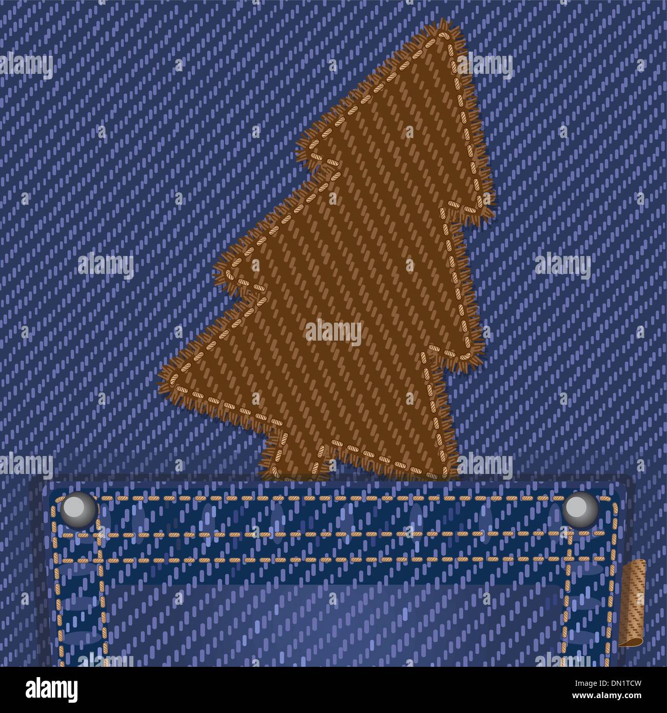 Cute christmas tree in Stock Vector Images - Alamy