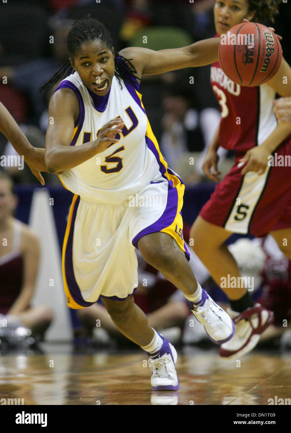Mar 27, 2006; San Antonio, TX, USA; NCAA Women's Basketball: LSU's ...