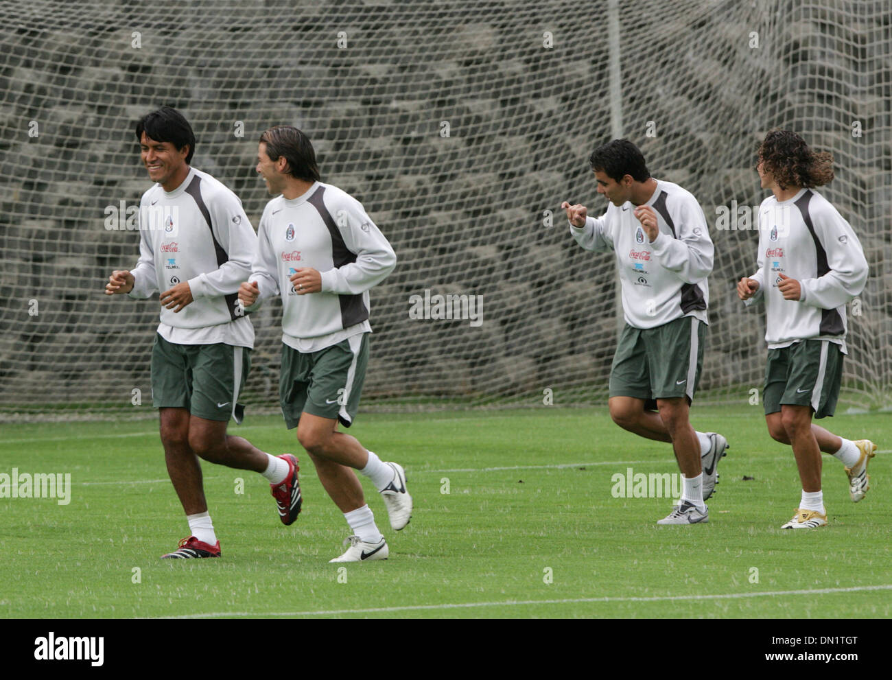 Mar 27, 2006; Mexico City, MEXICO; SOCCER: Mexico soccer team players ...