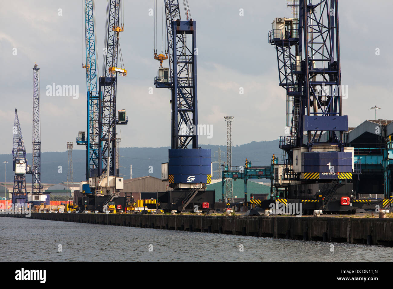 Dockside river tees teesside england hi-res stock photography and ...