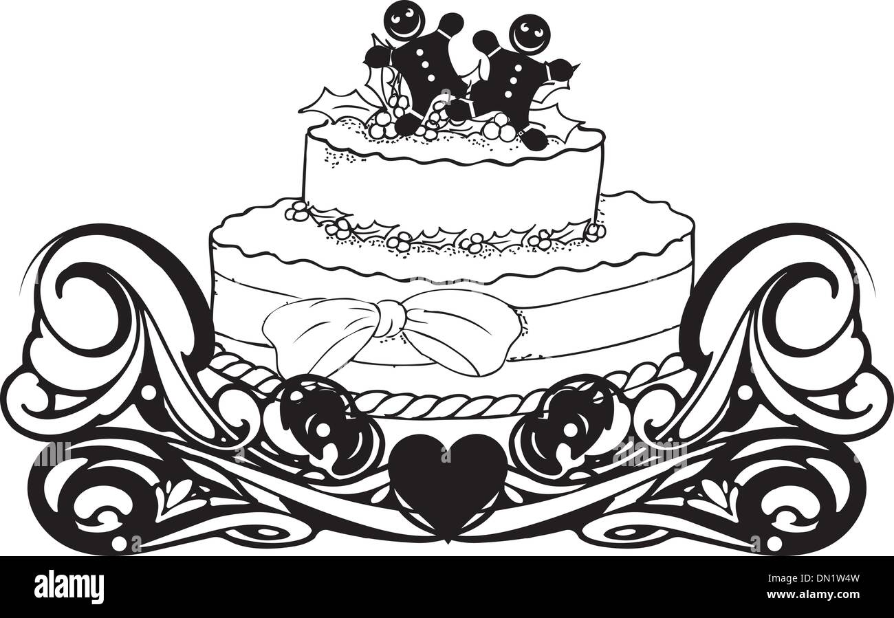 Vintage with cake Stock Vector Image & Art - Alamy