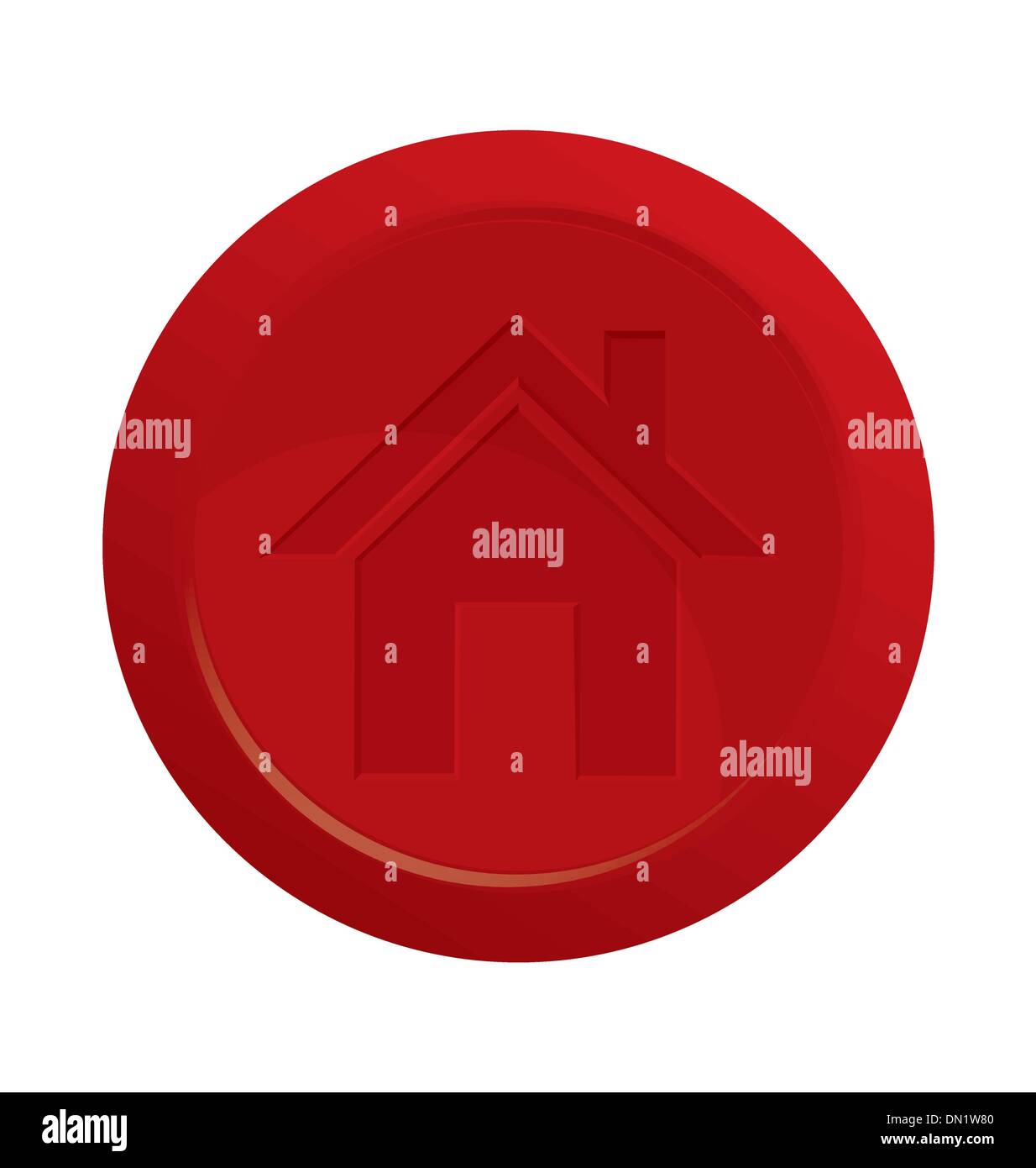 Home red button vector Stock Vector Image & Art - Alamy