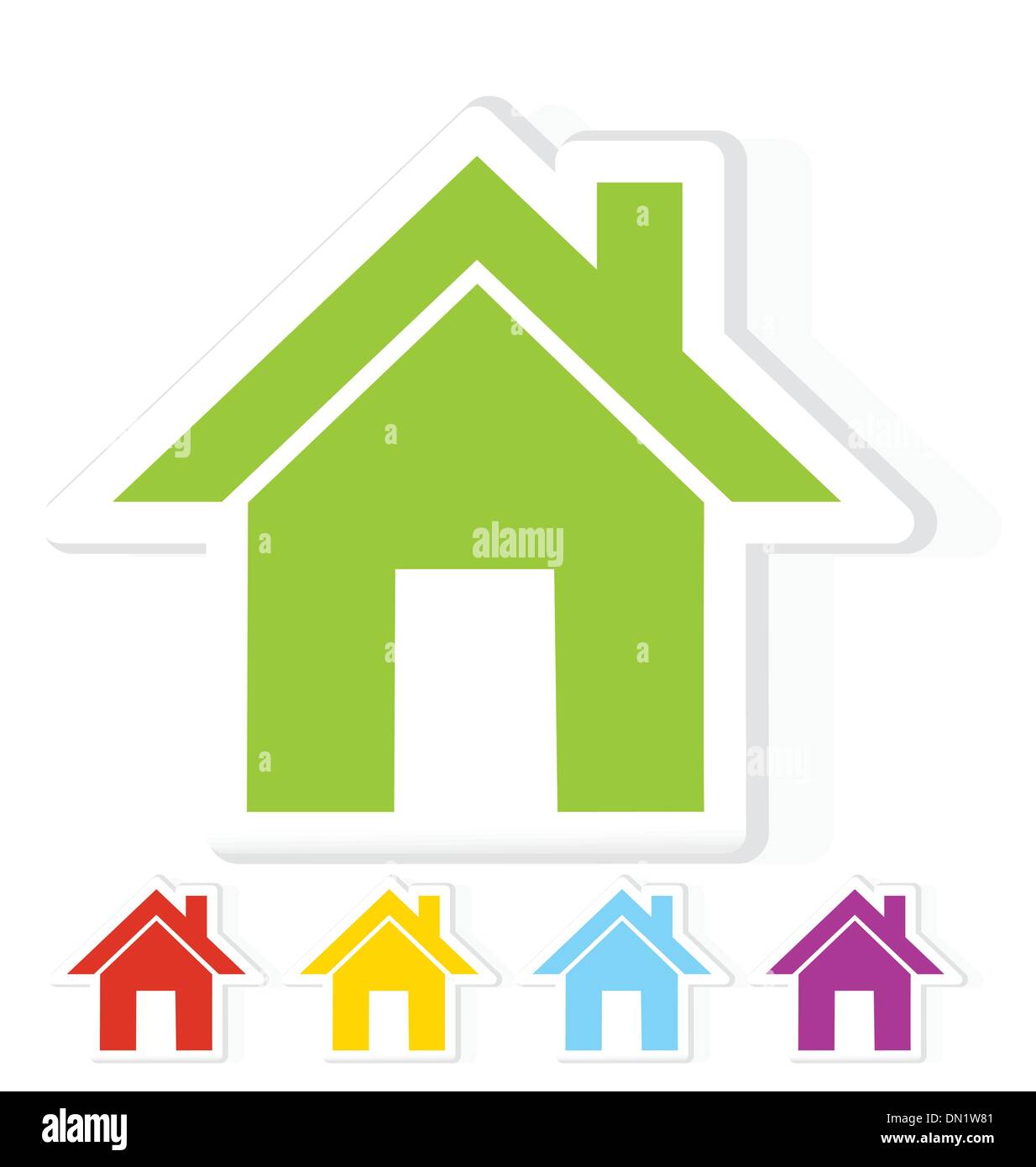 Home symbol vector Stock Vector Image & Art - Alamy