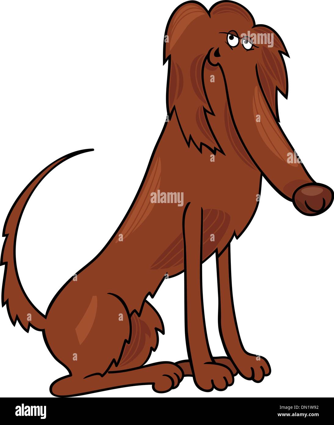 irish setter dog cartoon illustration Stock Vector Image & Art - Alamy