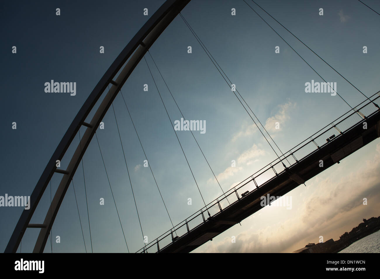 Infinity Bridge, Stockton on Tees Stock Photo - Alamy