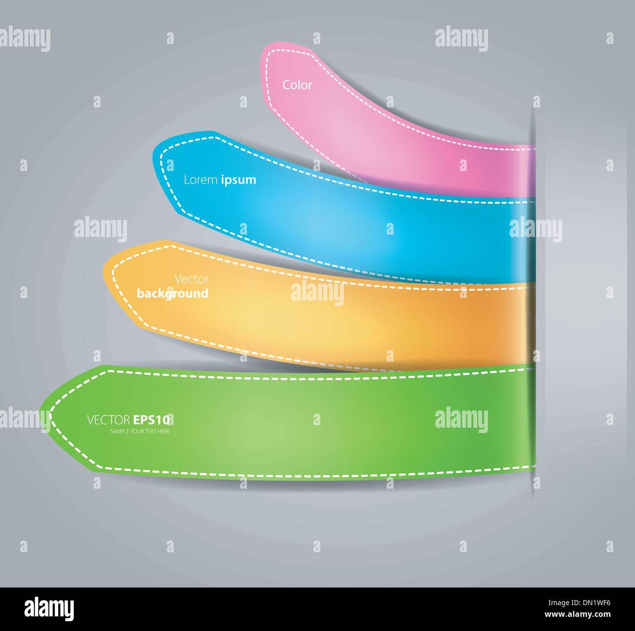 Set of color stickers Stock Vector Image & Art - Alamy