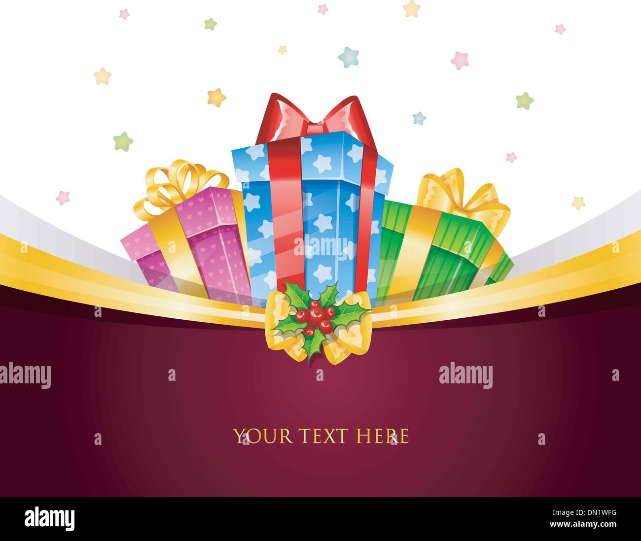 Gift boxes with bows hi-res stock photography and images - Alamy