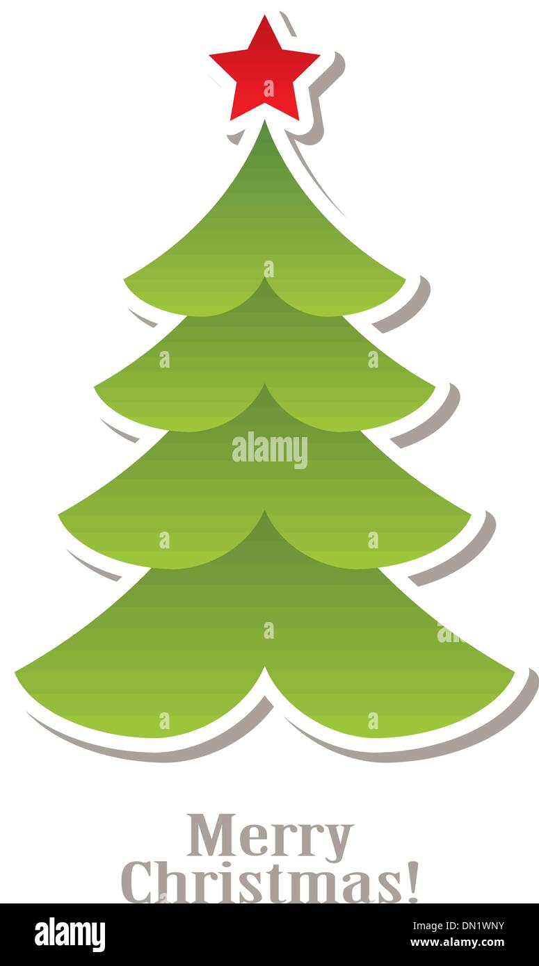 Christmas tree vector vectors hi-res stock photography and images - Alamy