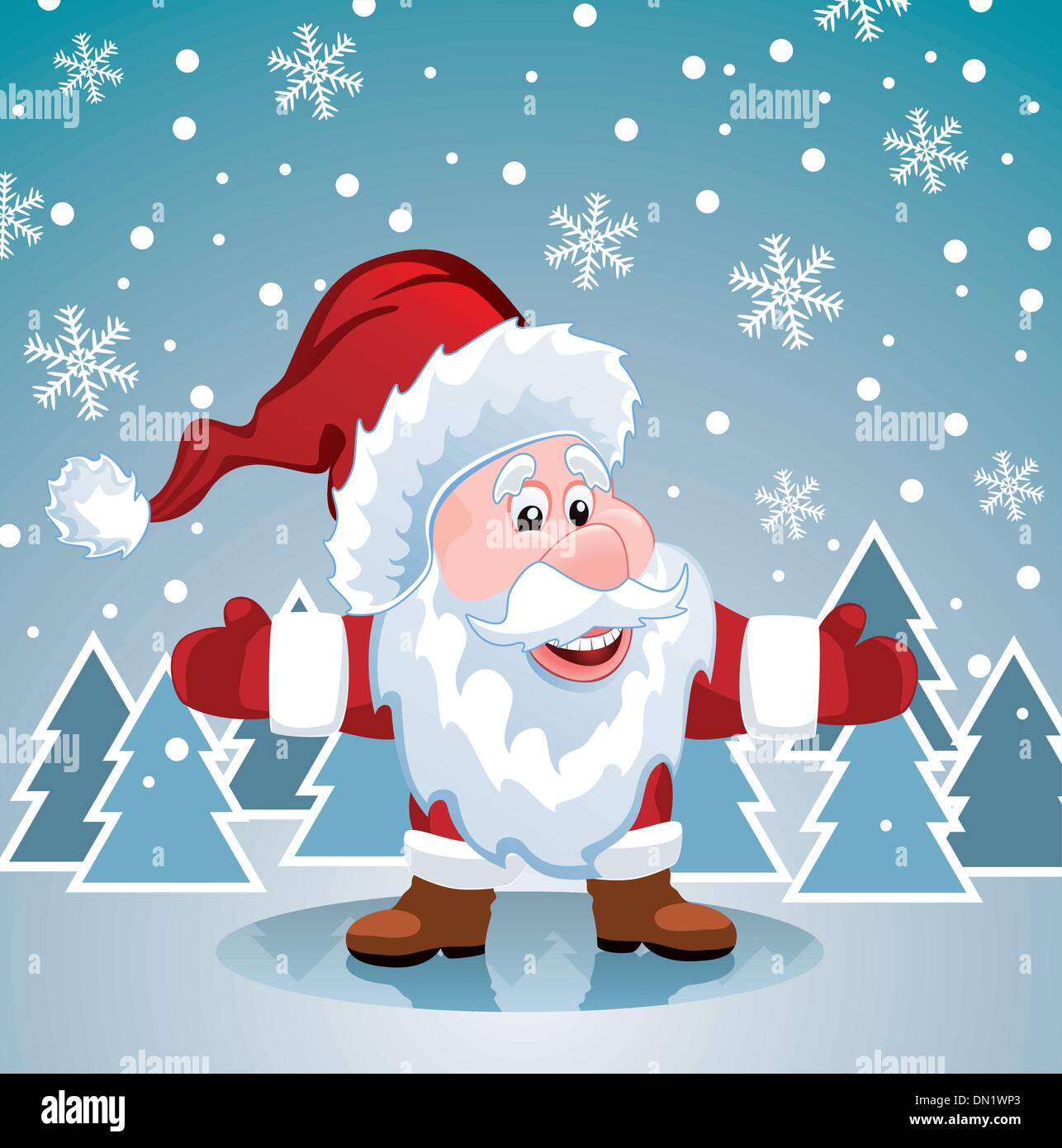 vector santa claus Stock Vector Image & Art - Alamy