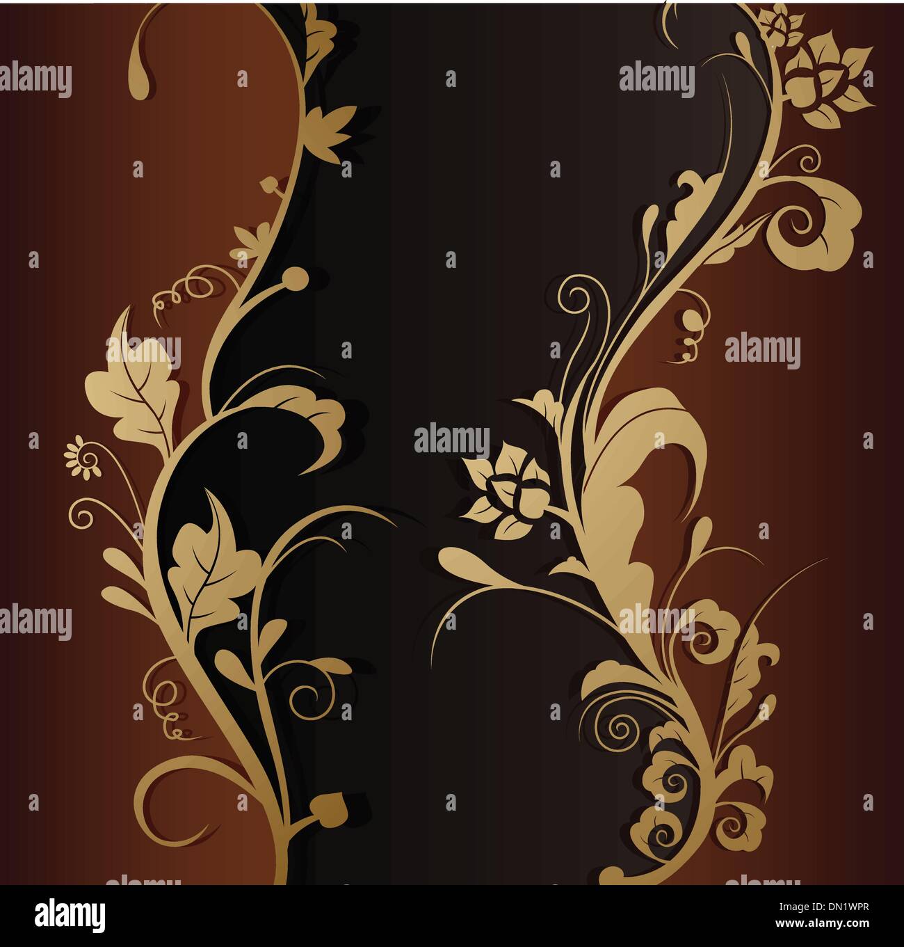 Retro floral vectors Stock Vector Images - Alamy