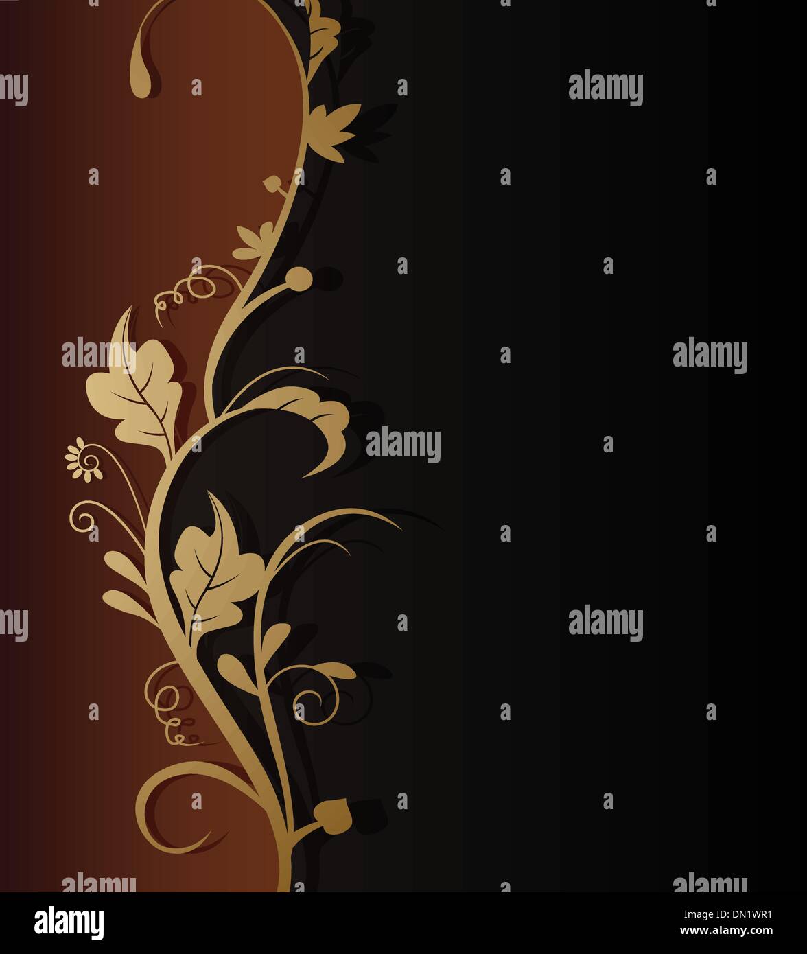 Retro floral vectors Stock Vector Images - Alamy