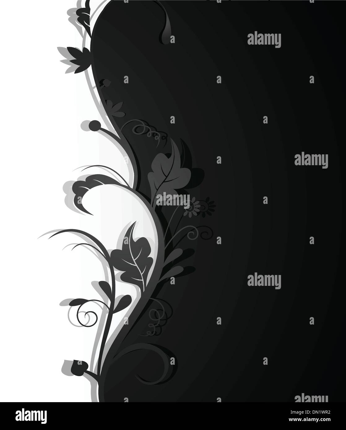 Retro floral vectors Stock Vector Images - Alamy