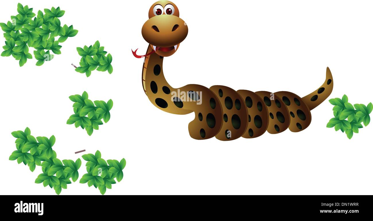 snake on the tree Stock Vector Image & Art - Alamy