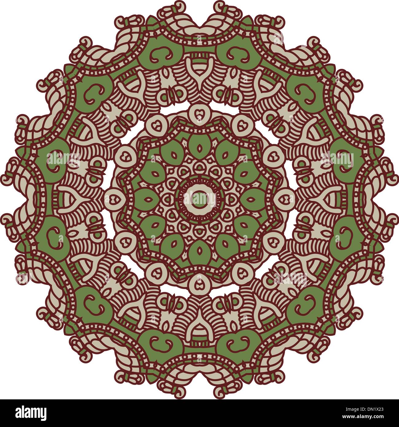 Vector round decorative design element Stock Vector Image & Art - Alamy