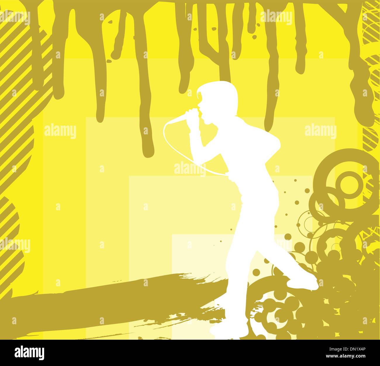 Singer culture Stock Vector Images - Alamy